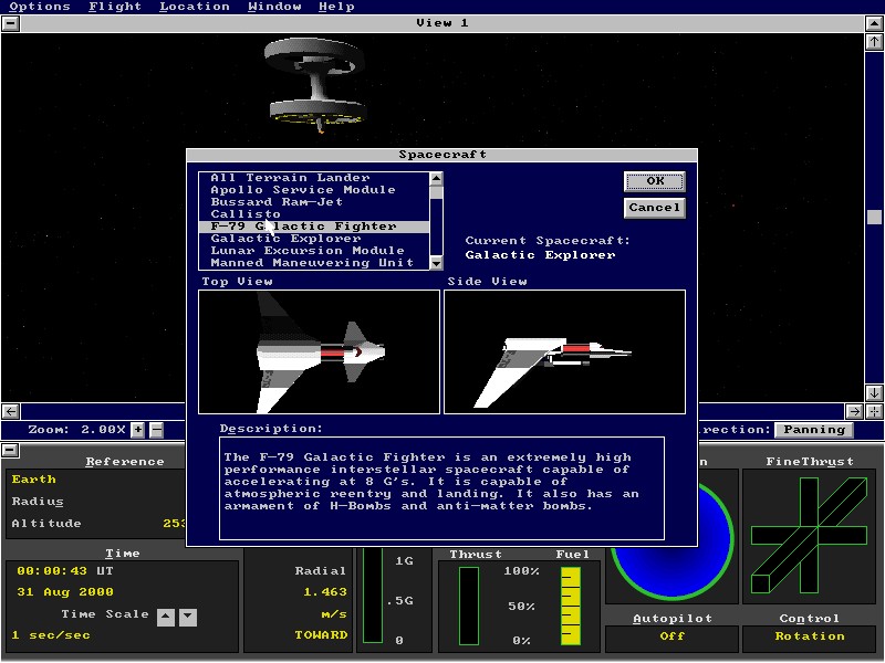 MICROSOFT SPACE SIMULATOR