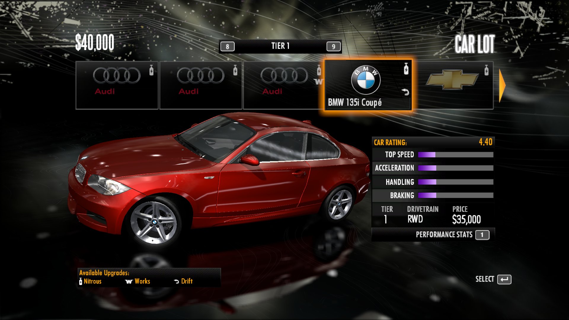 NEED FOR SPEED: SHIFT