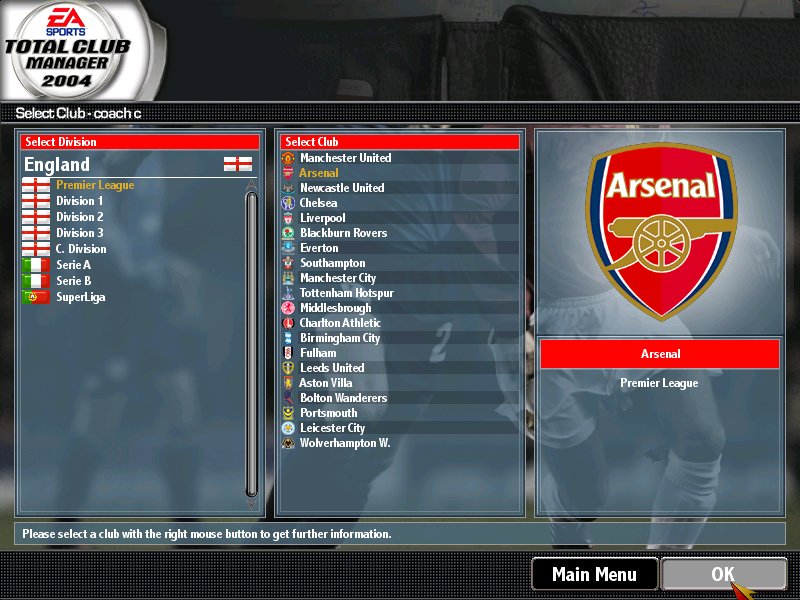 TOTAL CLUB MANAGER 2004